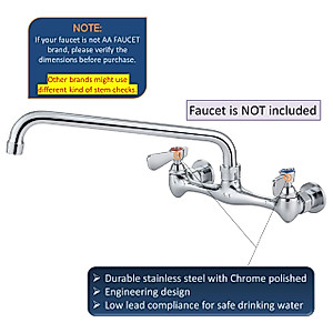 AA Faucet AA-100G Cold Replacement Stem Check with B-Handle