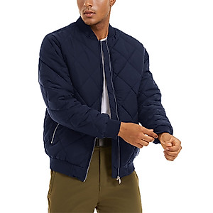 EKLENTSON Outerwear Jackets & Coats Men Utility Bomber Varsity Baseball Jacket