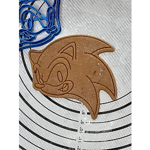Sonic Head Cookie Cutter & Mold 4.75” inches Produced by 3D Kitchen Art