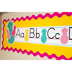 Teacher Created Resources Hot Pink Scalloped Border Trim (5582)