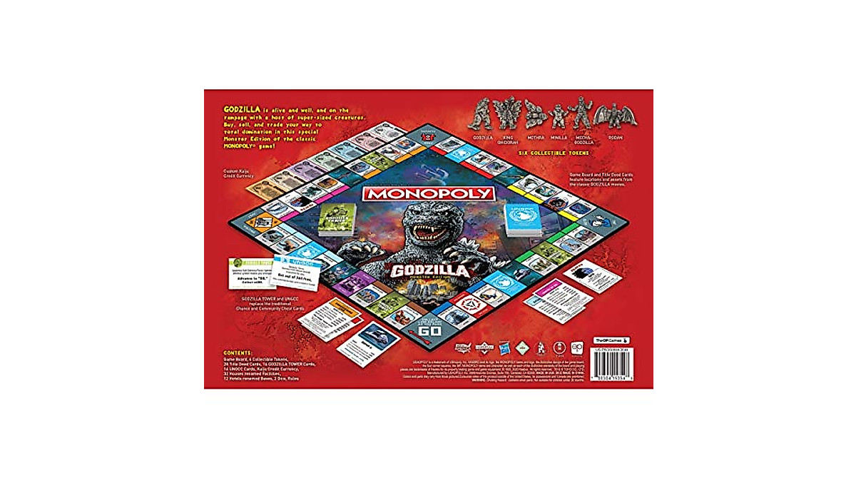 Monopoly: Godzilla - Collect Iconic Monsters & Locations