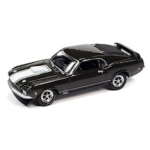 Johnny Lightning JLMC029 Muscle Car VER A 1970 Car Mustang Mach 1 Green