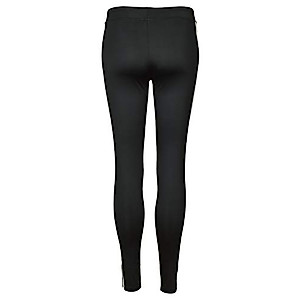 Adidas Kids Girls' Performance Tight Three Stripe Leggings - M - Black/White