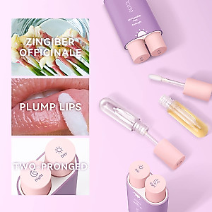 alkcam Lip Plumping, Natural Plumping And Lip Care Serum, Plumping Lip Enhancer, Lip Mask, Beautiful Plumping, Moisturizing And Reducing Fine Lines, Day And Night (A) (Upgraded style)