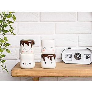 Hawaii Will Always Be Home Cute Marshmallow Shaped Mugs Ceramic Hot Chocolate Cup Hot Chocolate Mugs Milk Cocoa Christmas Funny Coffee Mug Mothers Day Gift 6oz