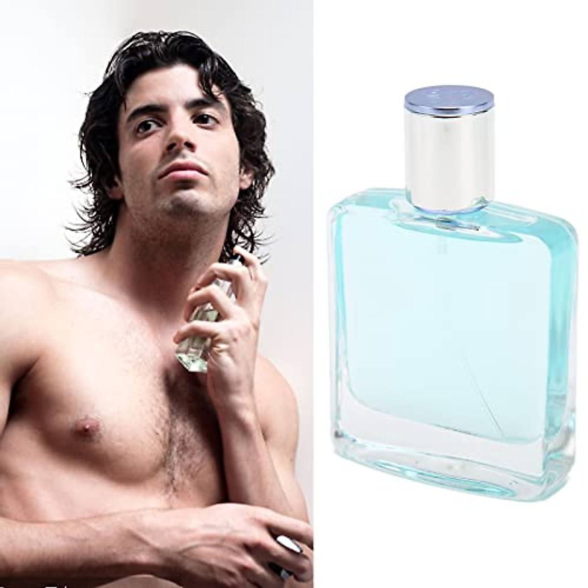 Brrnoo Male Perfume, 50ml Eau De Toilette Spray, Fragrance for Men Eau De Perfum, Long Lasting Scent for Men, Aluminum Spray Head Light Fragrance