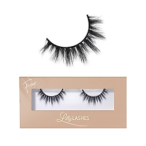 Lilly Lashes Everyday Miami Faux Mink Lashes False Eyelashes Natural Look Faux Wispy Lashes Mink Natural Lashes Short Lashes Round Shaped 13 mm Length Reusable Up to 20 Times
