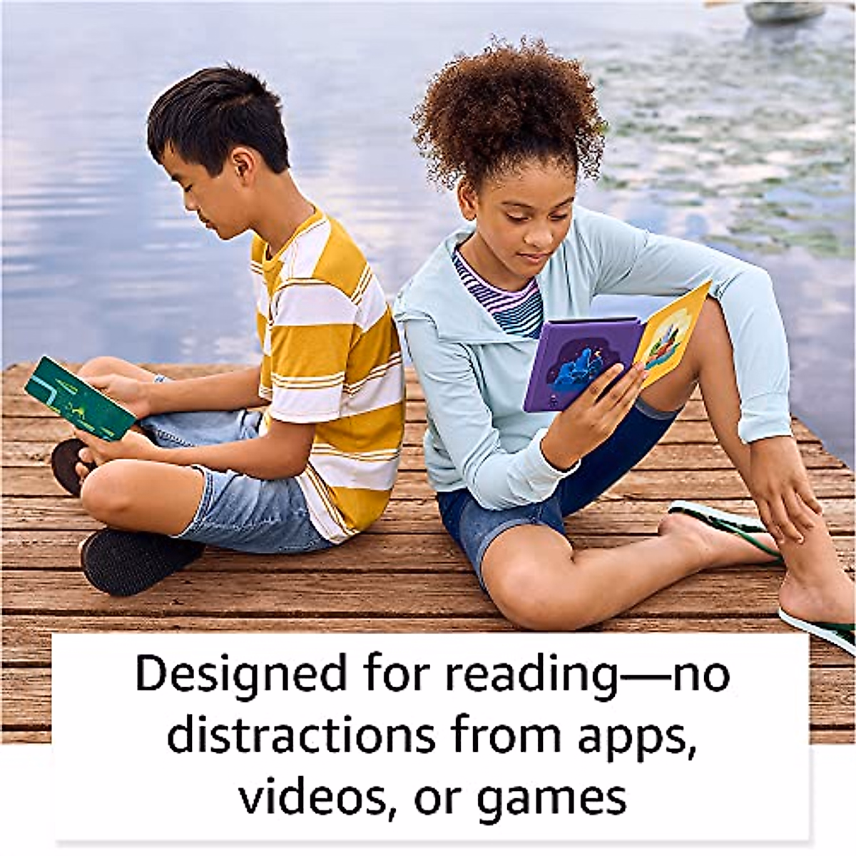 Kindle Paperwhite Kids (16 GB) – Made for reading - access thousands of books with Amazon Kids+, 2-year worry-free guarantee