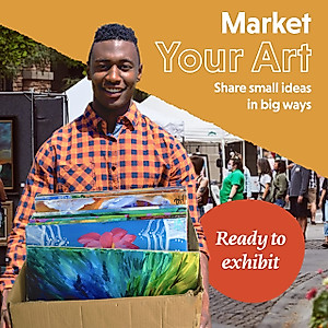 Crafts 4 All Stretched Canvas Boards for Painting - 8 Pack of 11x14 Blank Art Canvases, Framed Canvas for Painting with Acrylic & Oil Paint, Pencil, Pastels, Charcoal