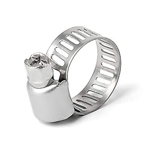 TAISHER 5PCS Forging of 304 Stainless Steel of Air Hose Fittings, Hose Barb Fittings 1/4" Barb x 1/4" MNPT Pipe Adapter with 5PCS Hose Clamp