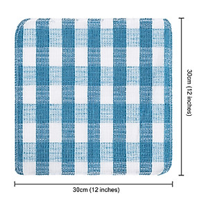 American Linen 18 Cotton Kitchen Dish Cloths Value Pack– Vibrant, Reusable and Washable Dish Cloths -18-Pack Set Quality Hand Cloths 12x12 inches Waffle Weave Total Weight 400 Grams