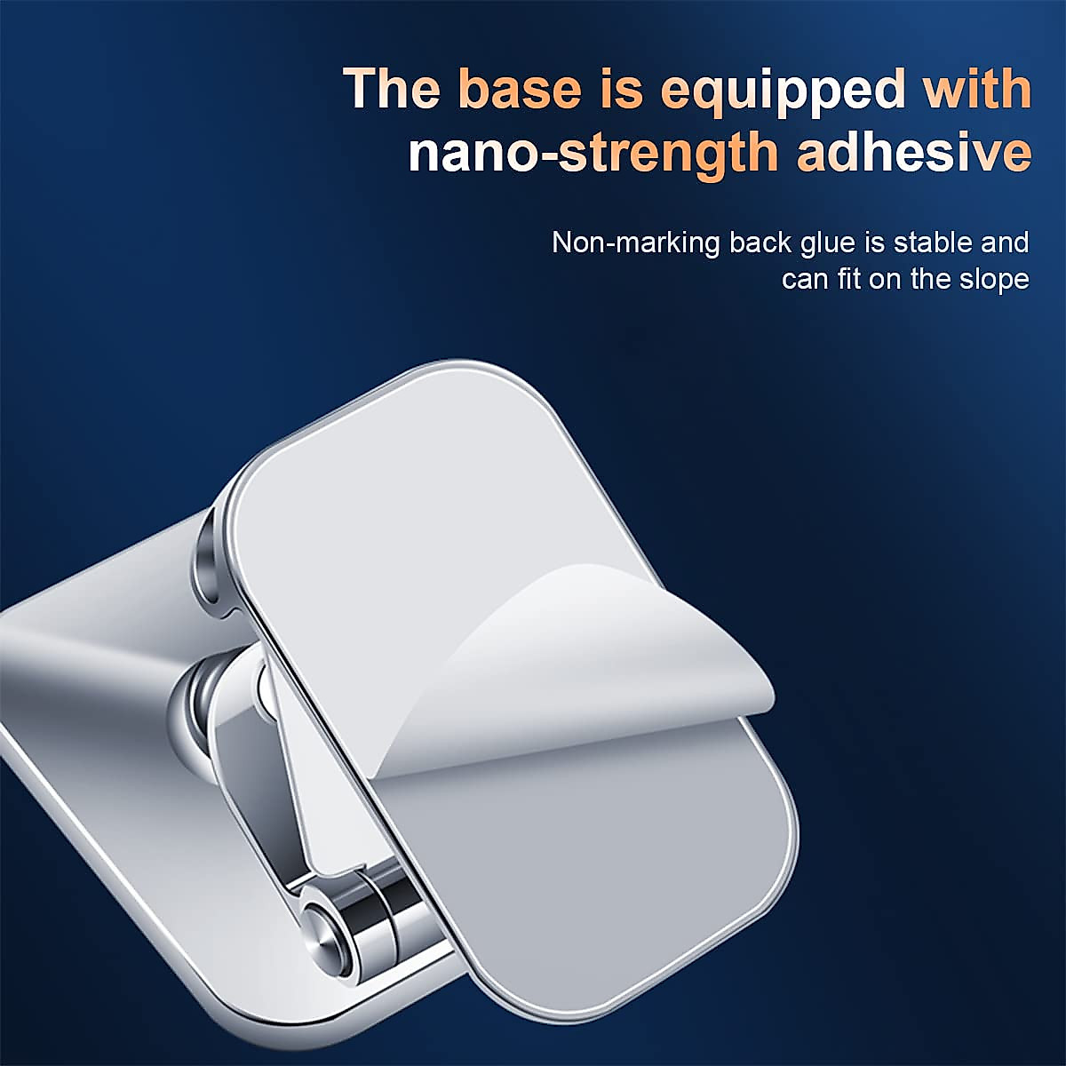 zipelo Phone Holder for Car, Super Strong Magnetic Car Cell Phone Mount Hands Free, Foldable Phone Stand for Automobile, 360° Rotation Universal Dashboard Car Cradle Fits All Smartphones