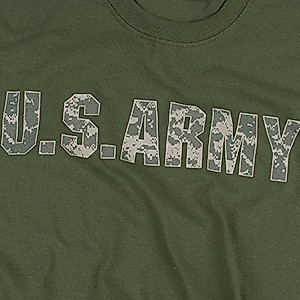 Popfunk U.S. Army Camo Green T Shirt & Stickers (Medium)
