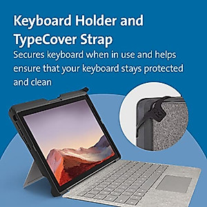 Kensington Blackbelt 2ND Degree Rugged Case for Surface Pro 7, 7+, 6, 5, & 4 - Black (K97950WW)