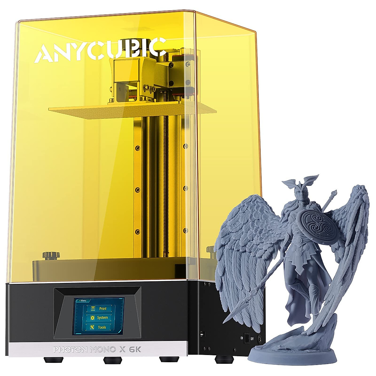 ANYCUBIC Photon Mono X 6K Resin 3D Printer and ANYCUBIC Wash and Cure Plus, Resin 3D Printer Bundle