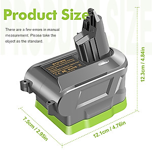 Tree. NB Converter Head for Ry-OBI 18V Converter to Dy-Son V6 Converter Head Compatible with DC58 DC59 DC61 DC62 DC72 DC74 Absolute Animal Motorhead Slim SV03 SV04 SV05 SV06
