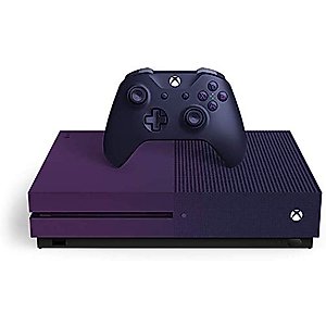 Microsoft Xbox One S 1TB Console - Fortnite Gradient Purple Special Edition Console (Game not included) (Renewed)
