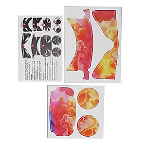 Mxzzand Pink Memory, VR Controller Headset Stickers, Ultra‑Thin, Easy to Paste, VR Controller Stickers,for Oculus Quest 2 Gaming Glasses