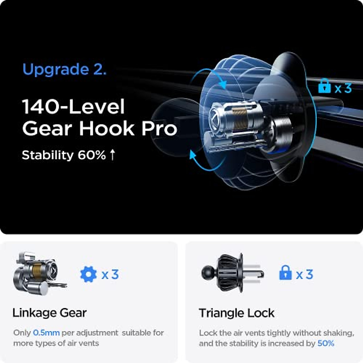 LISEN Magnetic Car Mount Mount Metal Plate with Adhesive for Magnetic CradleCell Phone Holder for Car [Case Friendly] iPhone Car Holder 1 Rectangle and 2 Round (Compatible with Magnetic mounts)