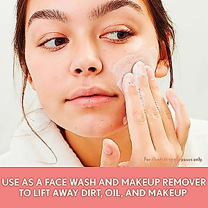 Aveeno Ultra-Calming Foaming Cleanser & Makeup Remover Facial Cleanser with Calming Feverfew, Face Wash for Dry & Sensitive Skin, Hypoallergenic, Fragrance-Free & Non-Comedogenic, Unscented, 6 Fl Oz