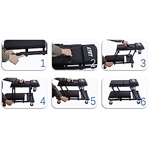 ATRT 47 Inch N-Creeper Seat with Adjustable Headrest, Black