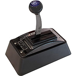 B&M AUTO RATCHET QUICKSILVER SHIFTER,BLACK FINISH,UNIVERSAL 3 & 4 SPEED,12.23" SHIFT LEVER LENGTH,COMPATIBLE WITH GM TH350,TH400,700R4,200R4,4L60, 4L60E - 4L80E TRANSMISSIONS