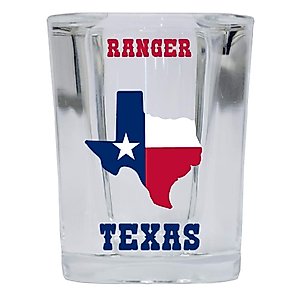 Ranger Texas Square Shot Glass