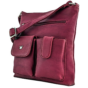 Purse King Colt Red Concealed Carry Handbag