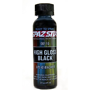 High Gloss Black/Backer Airbrush Paint 2oz