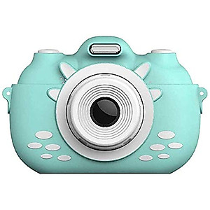 LKYBOA Kids Camera, Digital Video Camera Gifts for Boys and Girls, Toddler Video Recorder Mini Rechargeable and Shockproof Camera (Color : Green)