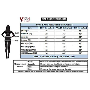 Yash Gallery Plus Size Cotton Gold Printed Anarkali Kurtis for Women (Red)