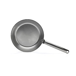 De Buyer 5130.28 Carbone Plus Round Frying Pan with Stainless Steel Cold Handle, 28 cm Diameter
