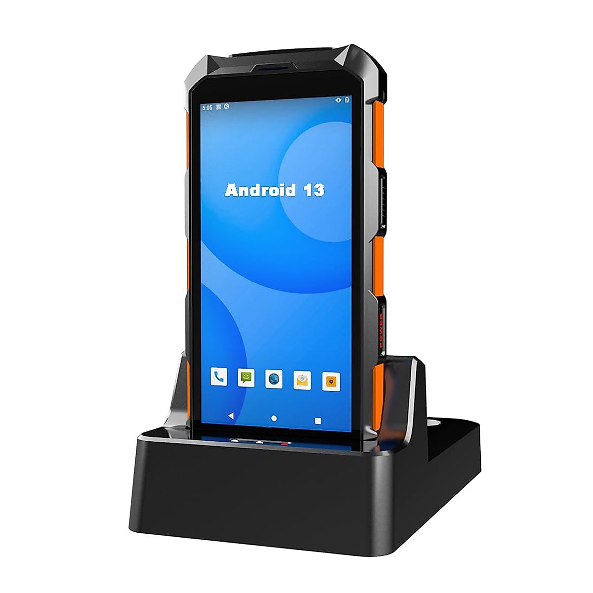 Android 13 Barcode Scanner Handheld Mobile Computer, 5.5-inch Touchscreen PDA Scanner with Integrated Honeywell 1D & 2D Bar Code Scan Engine, WiFi & 4G LTE, for Warehouse & Logistics