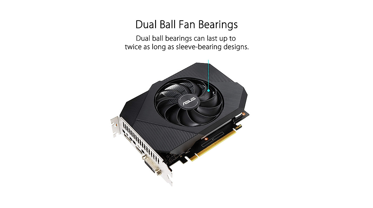 ASUS Phoenix GTX 1650 OC Gaming Graphics Card – Compact Power for Gaming