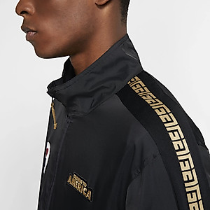 Nike Giannis Coming to America Freak 1 Full Zip Black Track Jacket - Men's Large