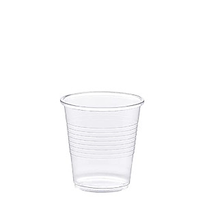 [100 Pack - 7 oz.] Clear Disposable Plastic Cups - Cold Party Drinking Cups