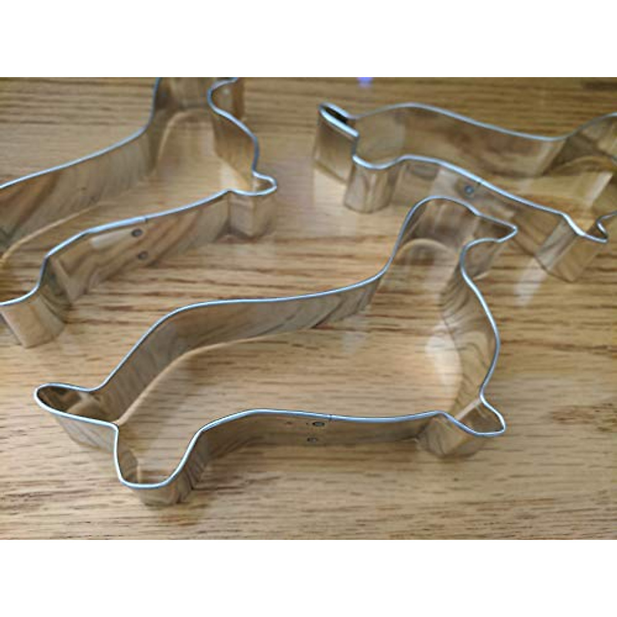 Exclusive Dachshund Dog Cookie Cutter, Real Dachshund Shape 6" Long (Set of 2)