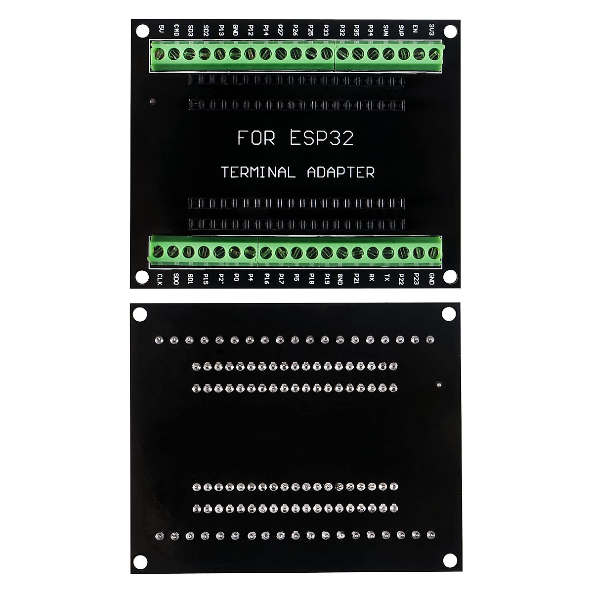 Alinan 2pcs ESP32 Breakout Board GPIO 1 into 2 Compatible with 38PIN Narrow Version ESP-WROOM-32 ESP32 Microcontroller Development Board