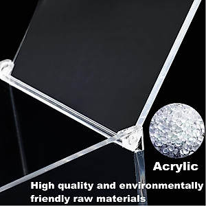 KissYou Acrylic Storage Box Coffee Pod Holder Organizers Accessories Anti Dust Durable Clear Acrylic Box for House and Office Use, Transparent Box with Lid