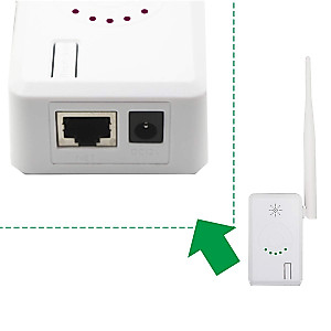 WiFi Range Extender, Wireless Security Camera Range Extender, Surveillance Camera WiFi Repeater, Wireless Extender with Power Supply, Wireless Network Repeater