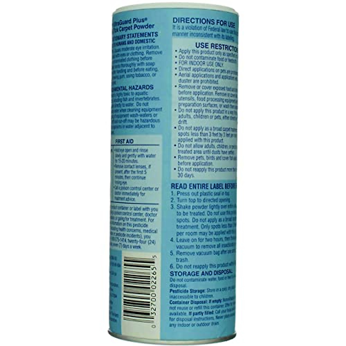 Hartz UltraGuard Plus Flea & Tick Carpet Powder - 16oz