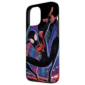iPhone 13 Pro Max Marvel Spider-Man Into the Spider-Verse Miles Morales City Case