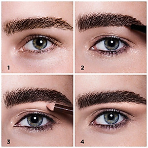 Revlon Colorstay Shape & Glow Eye Brow Marker and Highlighter, Dark Brown, 0.02 Oz (Marker), 0.008 Oz (Highlighter)