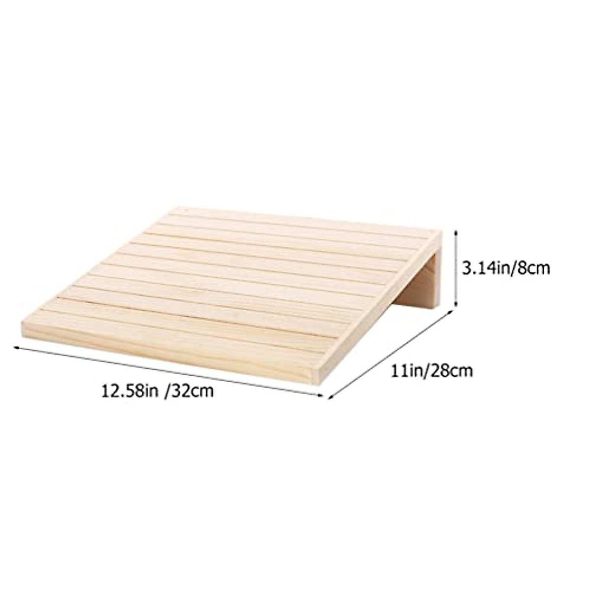 Garneck Earring Display Stand Wooden Business Card Holder Rustic Wood Earring Card Display Organizer Table Jewelry Ring Showcase Rack for Shows Selling Retail