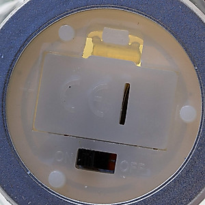 First Christmas in Our New Home Dated 2023 Charm - LED Lighted Glass Ball Ornament with Glittery Snow, Pinecones Greenery