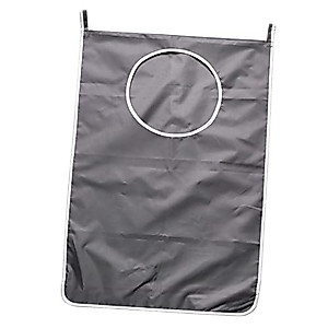 HOOTNEE 1pc Storage Bag Hanging Hamper Door-hanging Bag Multifunctional Bag Door Hanging Laundry Bag Back of Door Laundry Bag Oxford Pouch Hanging Laundry Basket Oxford Fabric Dark Grey