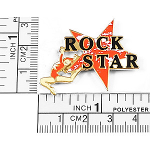 Snowflake Designs Rock Star Gymnastics Pin - #1954