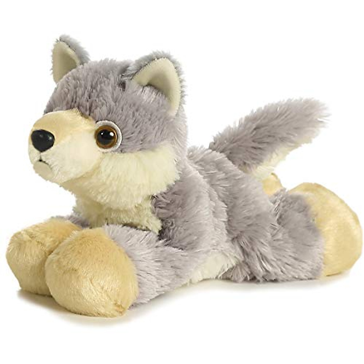 Aurora® Adorable Mini Flopsie™ Woolsey™ Stuffed Animal - Playful Ease - Timeless Companions - Gray 8 Inches