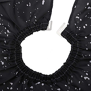 Flagsky Professional Barber Cape,Polyester Hair Cutting Salon Cape,Water and Stain Resistant Apron,Cutting Hair Beard Hairdressing Cape Anti-Static Haircut,Red Black & Blue,57×61 inch