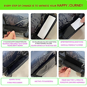 Kinglighten 20 Inch Luggage Cover Protector Bag PVC Clear Plastic Suitcase Cover Protectors Travel Luggage Sleeve Protector